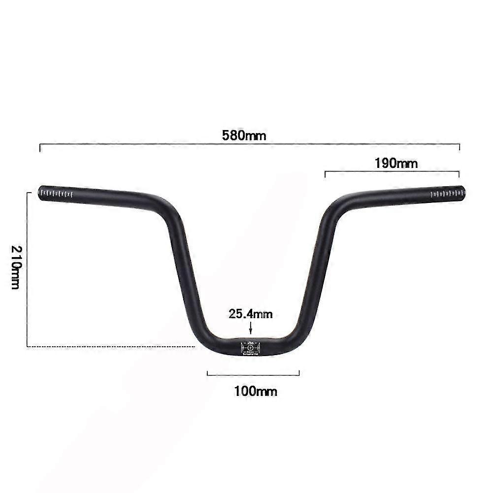 Jinzhaolai Bicycle Handlebar 25.4mm Heightened High Strength Aluminum ...