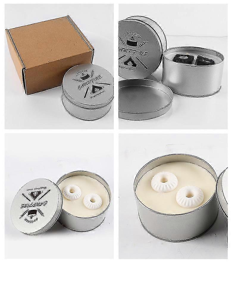 Portable Campfire Candles Smokeless Compact Fire Pit For Hiking Picnic ...
