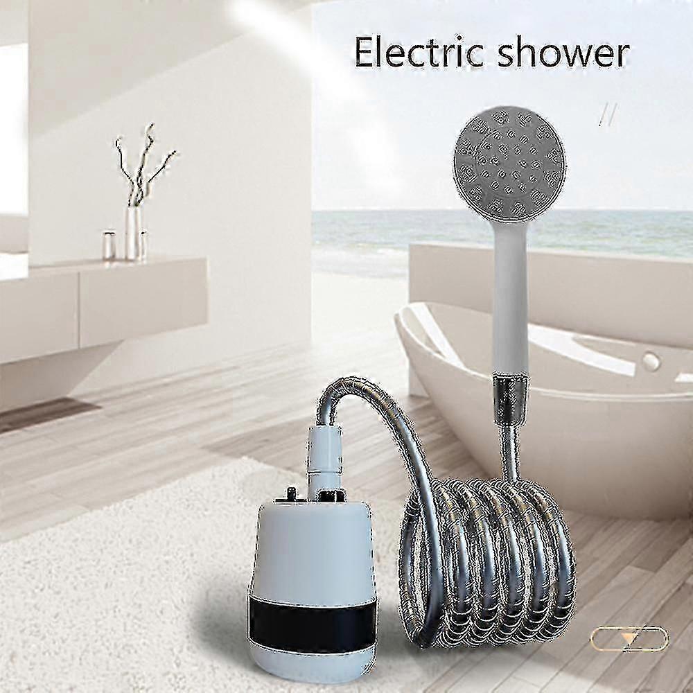 Portable Shower Camping Outdoor Shower Handheld Electric Shower Battery ...