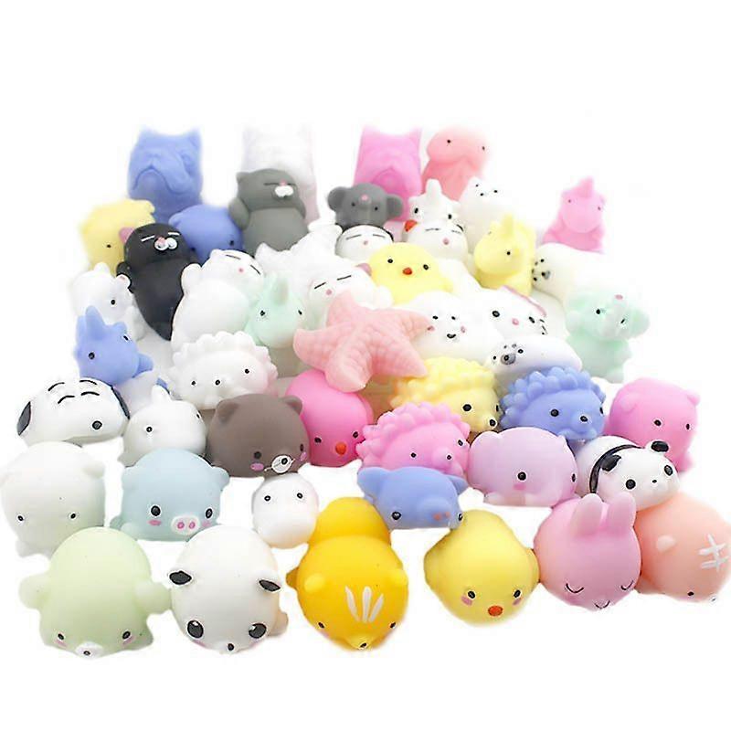 20Pcs Mochi Animals Toys Mochi Cat Stress Relief Toys Mochi Animals ...