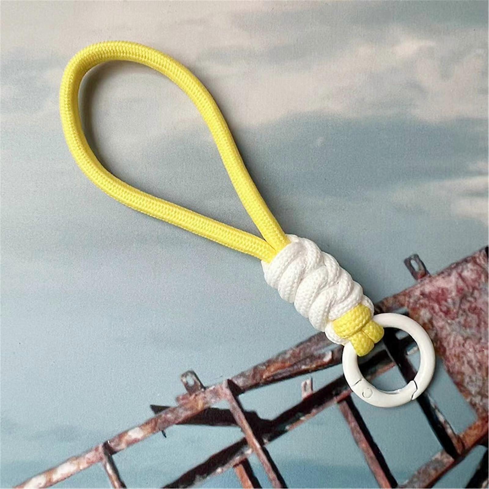 Creative Lanyard Keychain Stylish Anti Lost Knot Rope Strap DIY Phone ...