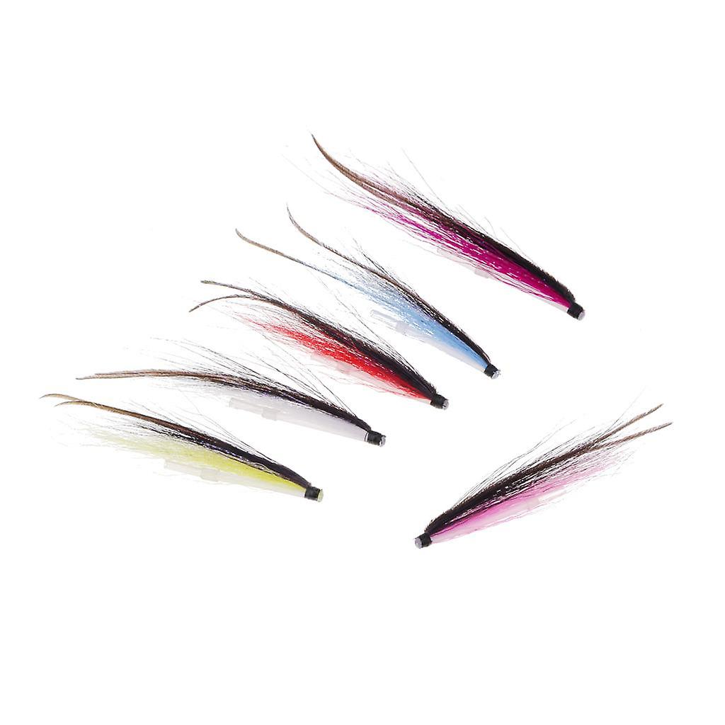 2x 6 Pieces Fly Fishing Tube Flies Streamer Steelhead Salmon Striper ...