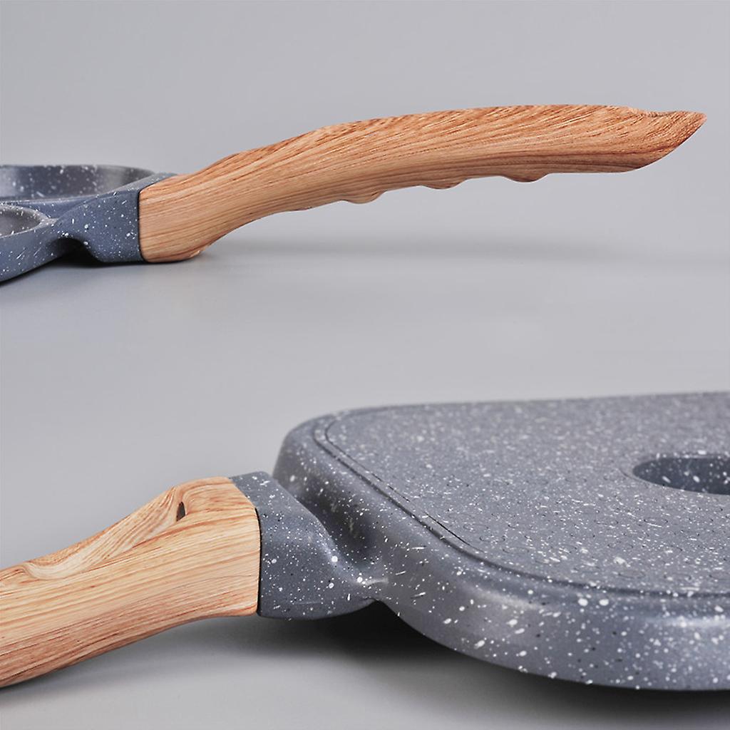Cast Aluminum Non-stick Multi-section Frying Pan All-in-one Breakfast ...