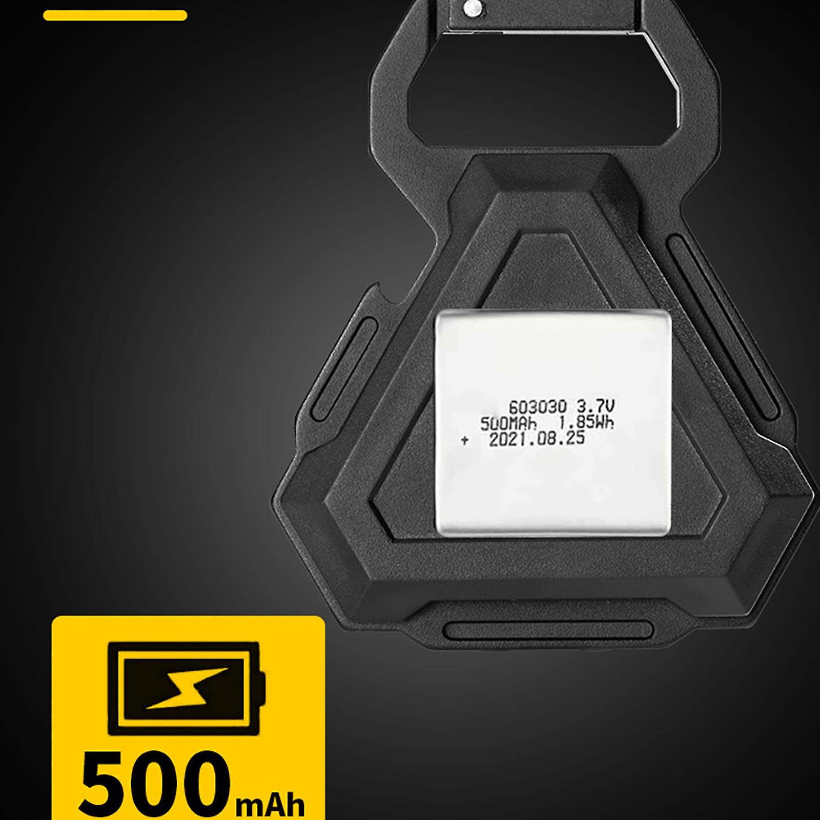 50% Off,mini Cob Flashlights Bright Rechargeable Keychain Small ...