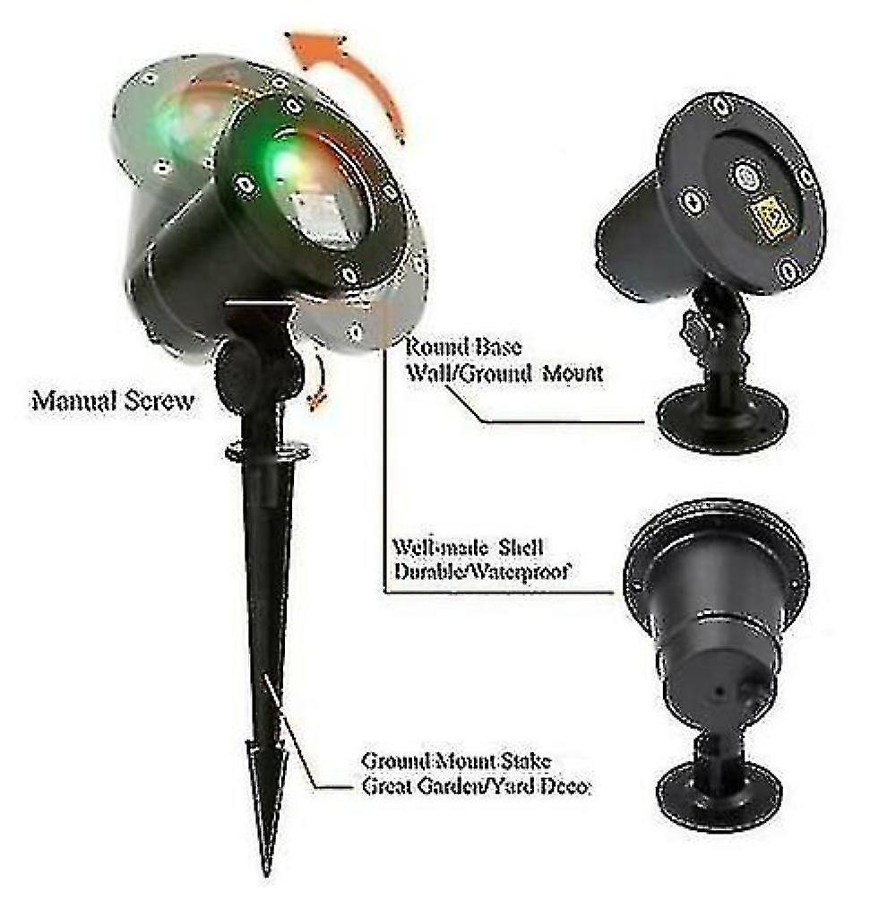 Led Projector Outdoor Landscape Stage Christmas Light Ball Projection ...