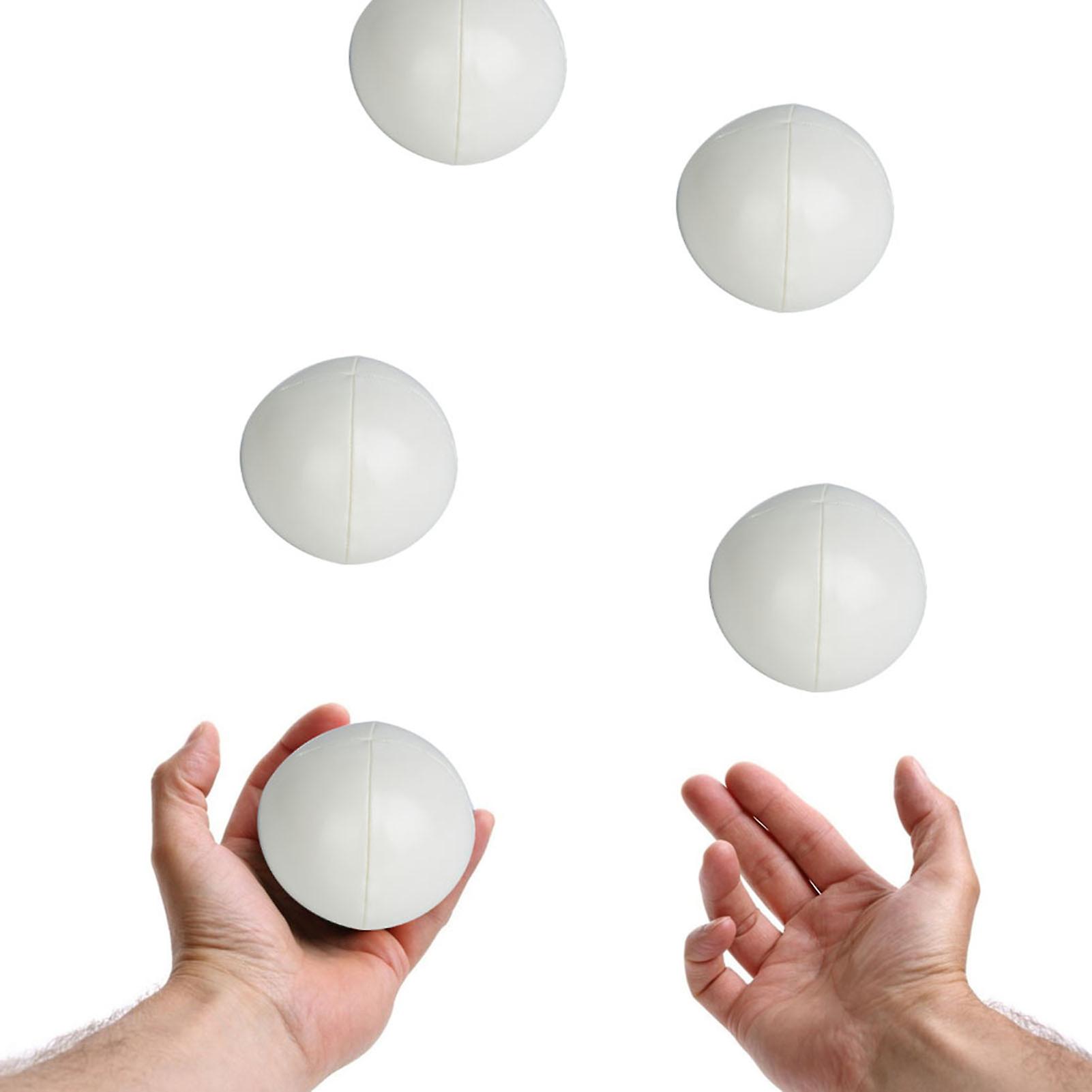 Verdant Touch Juggling Ball Set PU Juggling Balls 3 Pack, White Juggle ...