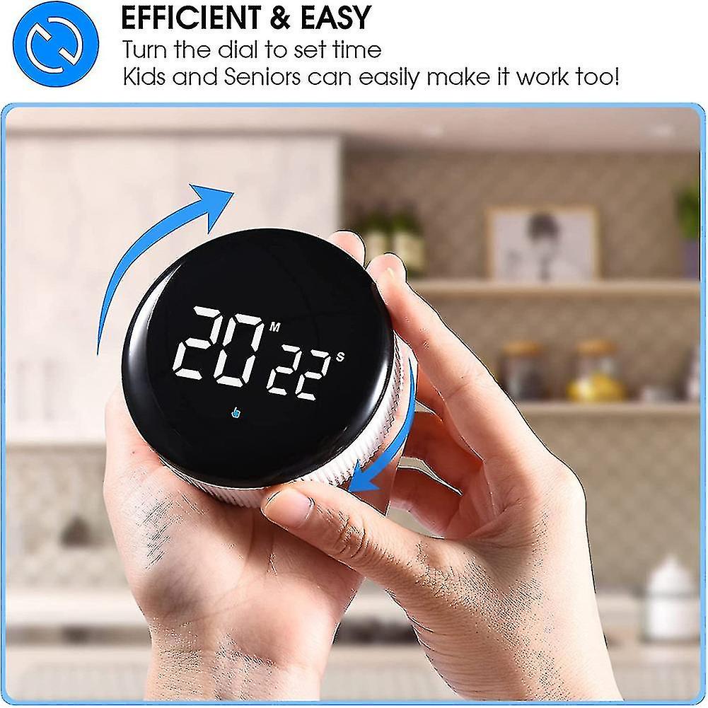 Rechargeable Kitchen ,magnetic Productivity Timer With Led Display ...