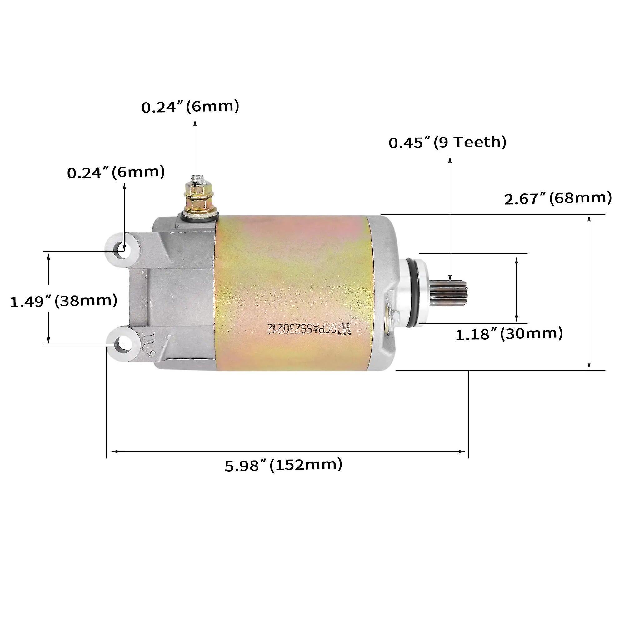 Starter Motor Replacement Compatible 250cc Engine Cn250 Ch250 ...