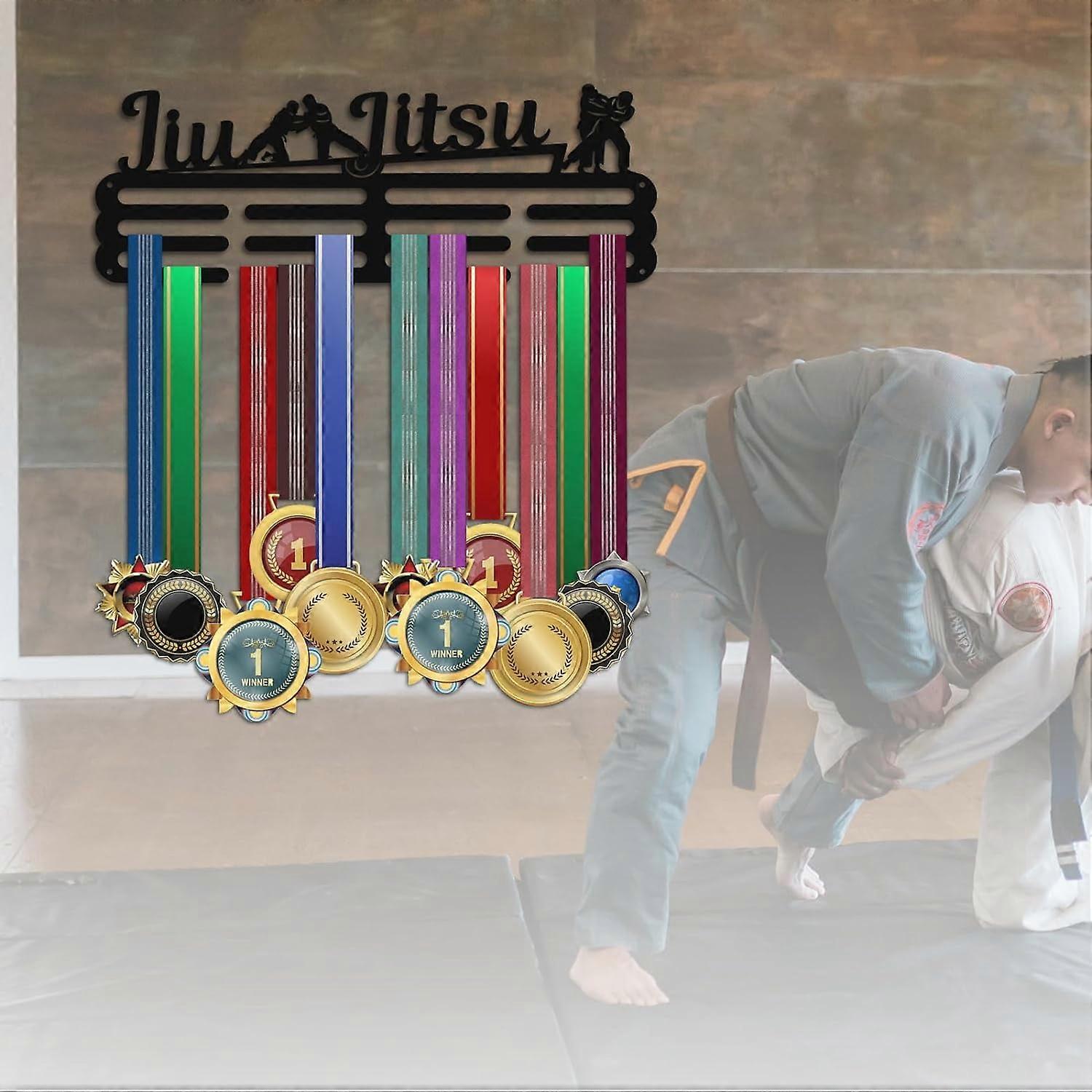 Jujitsu Medal Display Hanger Holder Jiu Jitsu Pattern Medal Holder 15.7 ...