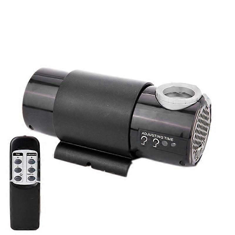 Digital LED Projection Desk Clock Silent Remote Control Table Projector ...