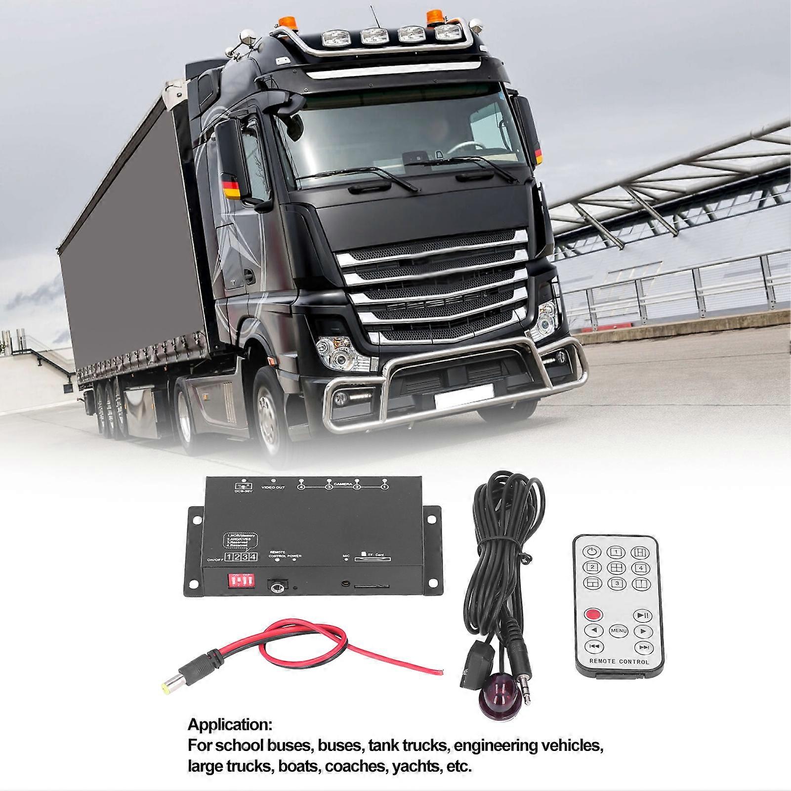 Mobile Digital Video Recorder 4 Channel Mini MDVR 1080P for School ...