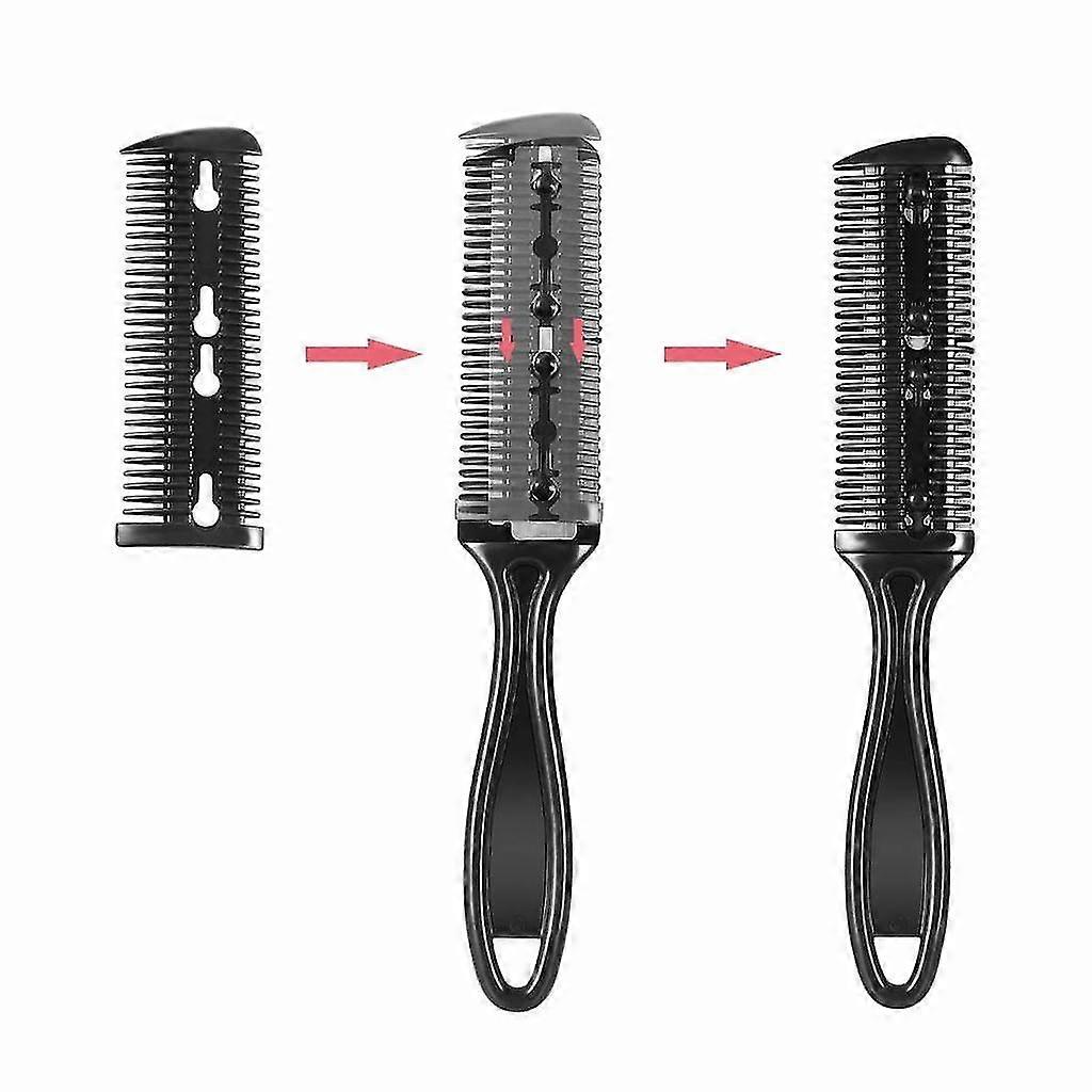 Hair Clipper Comb, Double Side Hair Cutting Trimmer Comb With Stainless ...