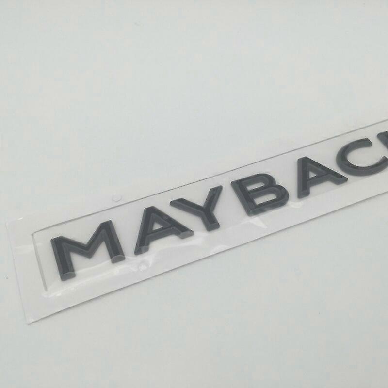 1pcs 3D for Maybach car letters front hood bonnet emblem rear tail ...