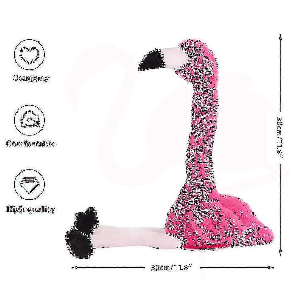 Flamingo Plush Dancing Toy Electric Flamingo Stuffed Toy Talks And ...