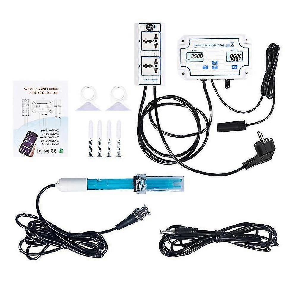 3 In1 Wifi Water Quality Detector Ph/salinity/temp Electrode Bnc Type ...