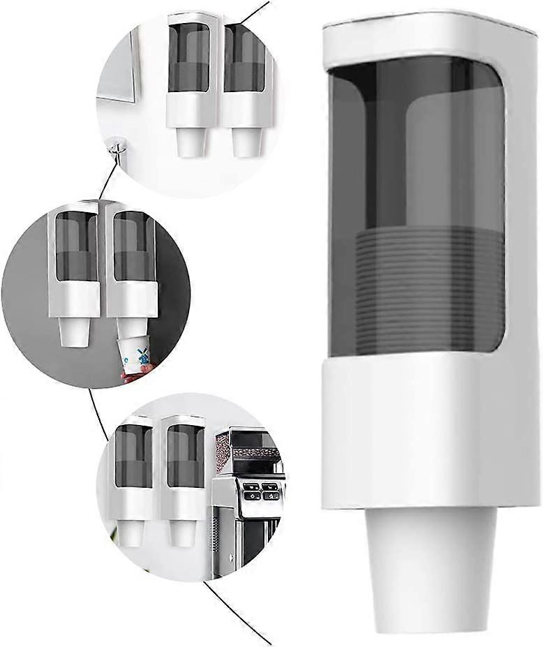 Disposable Cup Dispenser, Wall Mounted Paper Cup Holder, Water ...