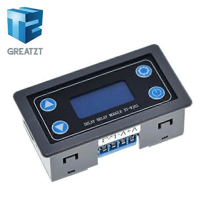 DC12V LED Digital Time Delay Relay Module Programmable Timer Relay Control Switch Timing Trigger ...