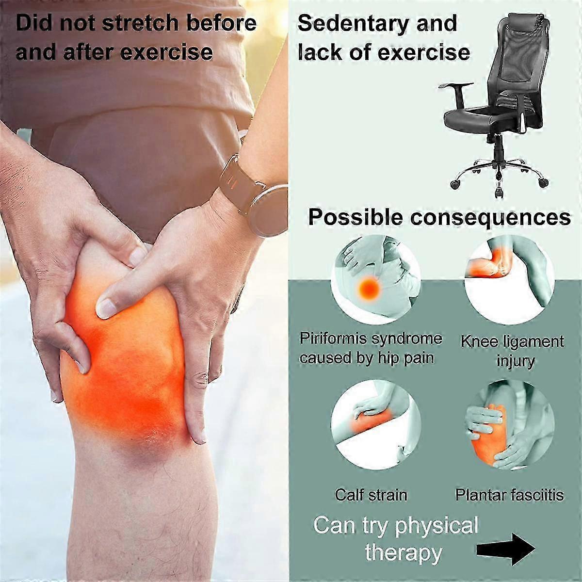 3pc Leg Stretcher Foot Squat Wedge Foam Slant Board for Squats Calf ...