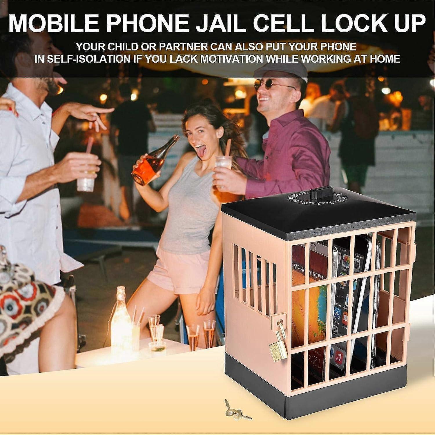 Mobile Phone Jail, Phone Jail Cell Phone Cage With Timer For Home ...