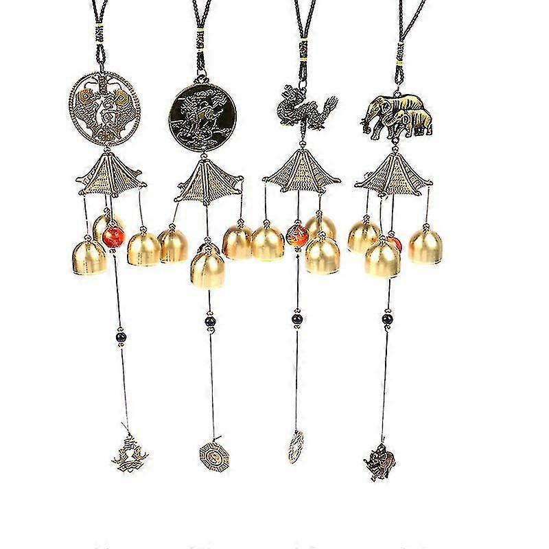 1pcs Antique Wind Chime Copper Yard Garden Outdoor Living Decoration ...