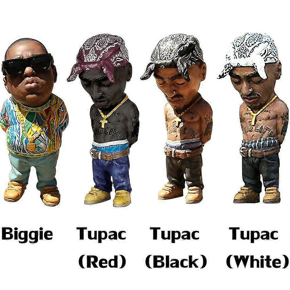 Legend Hip Hop Rapper Commemorative Resin Statue Minifigures Ornaments ...