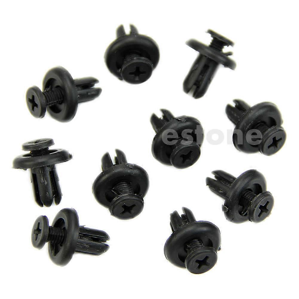 7mm Hole Plastic Push Screw Rivet Panel Fixings Clips for Car Auto New ...
