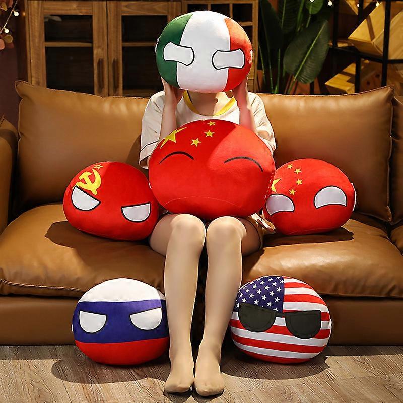 10-50cm Country Ball Toys Plush Polandball Hand Warmer Pillow ...