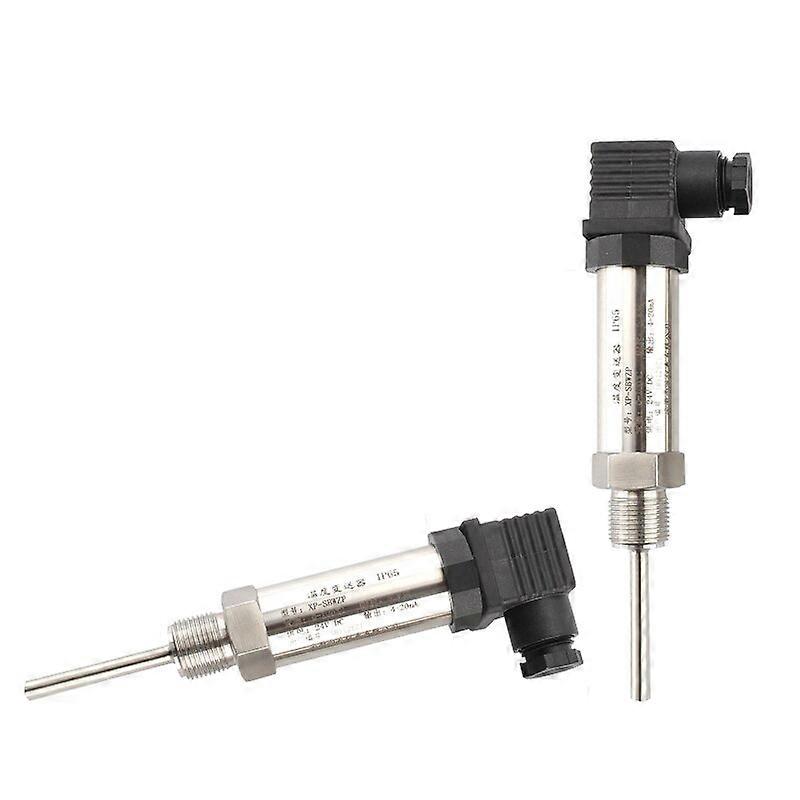 Pt100 Intergrated Temperature Sensor Transmitter Probe 4-20mA Stainless ...