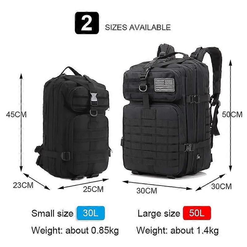 30L/50L Large Capacity Outdoor Tactical Multifunctional Backpack ...
