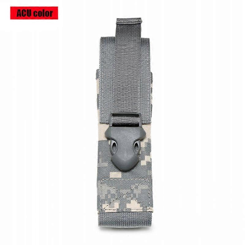 Tactical Flashlight Pouch Military Molle Patrol Stick MP5 Torch Holder ...