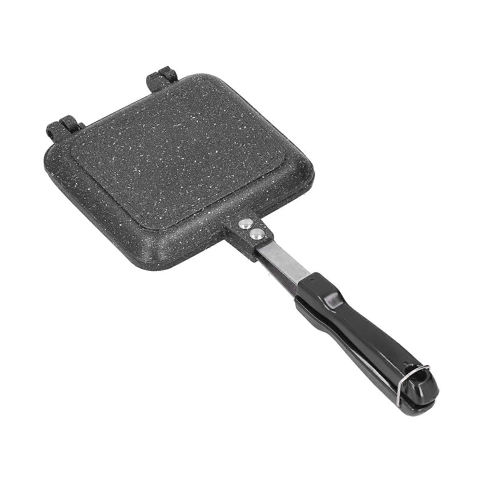 Sandwich Bread Pan Double Sided Frying Pan Non Stick Aluminum Breakfast ...