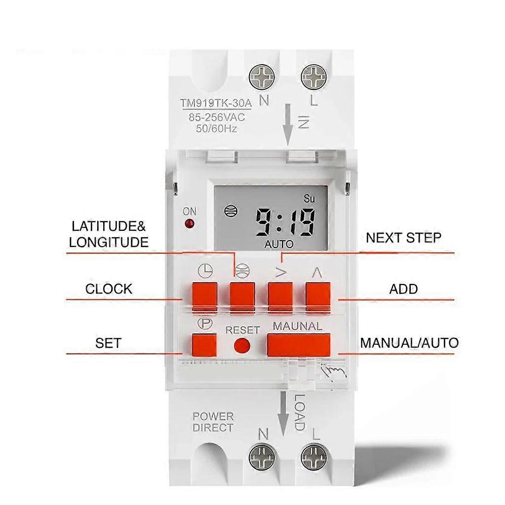 Multiple Setting Timer Controller Digital Timing Switches for Household Appliances | Fruugo UK