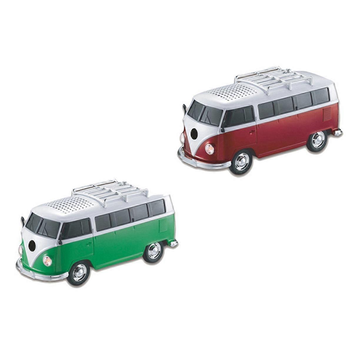 Colorful Mini Bluetooth Speaker Car Shape Mini Bus Speaker Support Fm ...