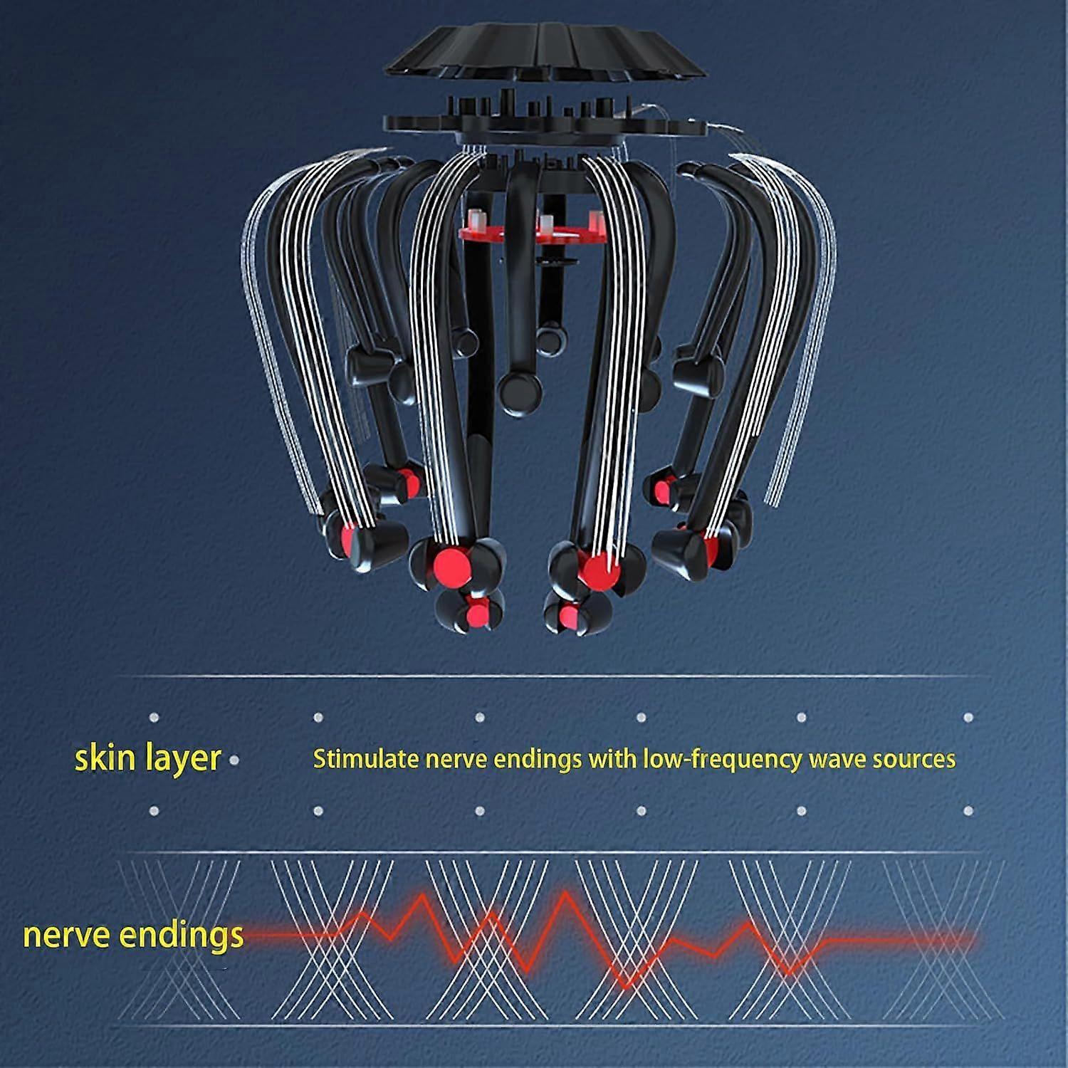 Electric Octopus Head Massager, Lightweight Scalp Massage Tool, Scalp ...