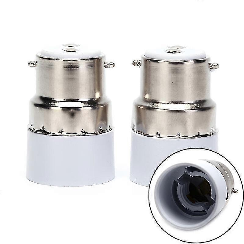 B22 to E14 Light Bulb Socket Base Extender Converter Adapter Holder for ...