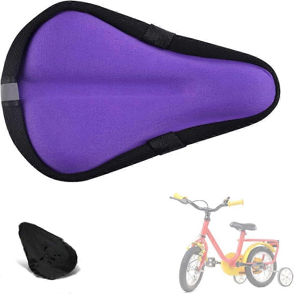 AURA Kids Gel Bike Seat Cushion Cover, 9''x6'' Breathable Extra Soft ...