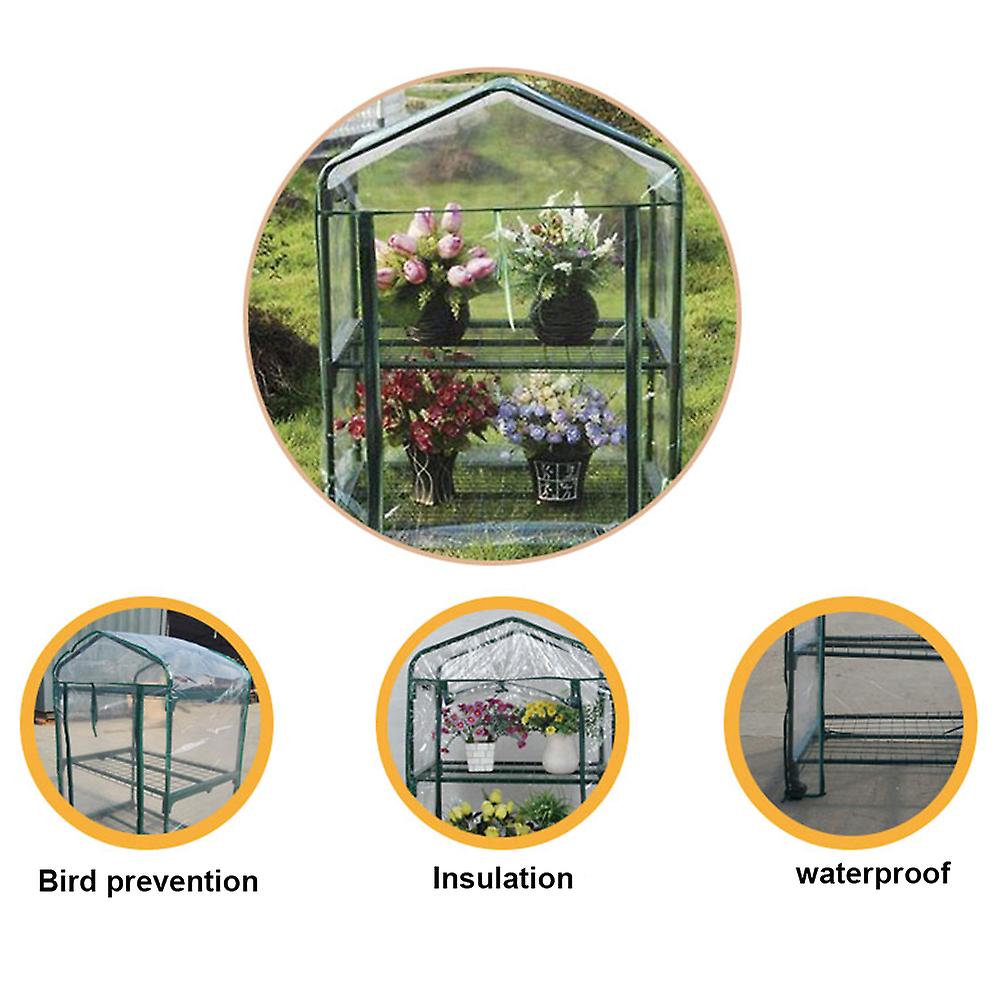 Waterproof Multi-tier Portable Greenhouse Pvc Cover Garden Cover Plants ...
