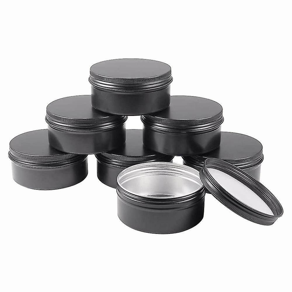 12 Pack Round Tins Cans Screw Top Aluminum Cans With Lids For Lip Balm ...