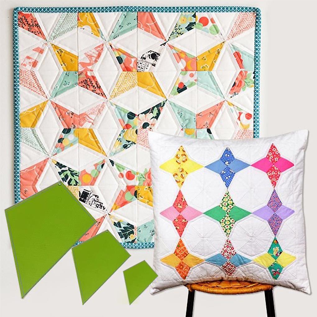 3 Pieces/set Quilting Template Diy Tailor Shop Sewing Crafts Stencil ...