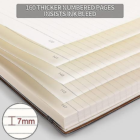 Lined Journal Notebook - 320 Numbered Pages Large B5 Thick Journal For ...