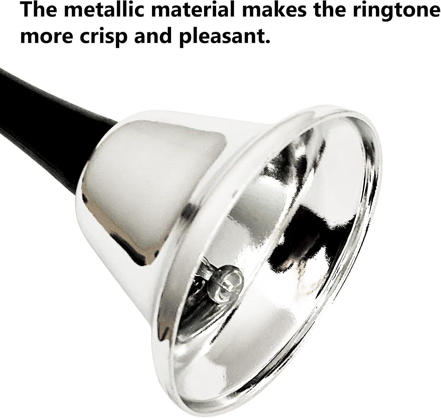 2 Pack Hand Bell - Silver Call Bell With Handle - Call For Pets ...