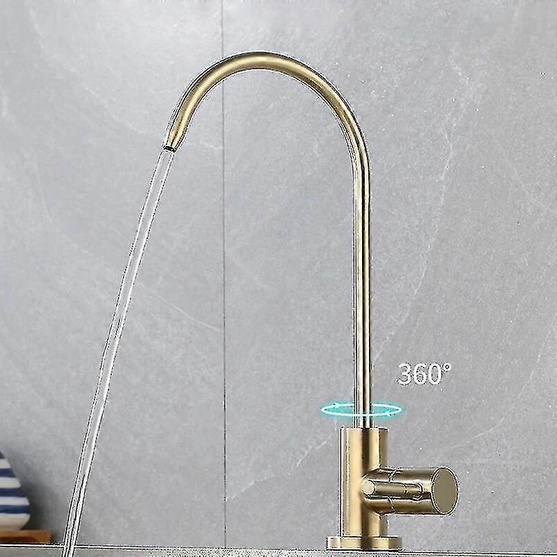 Stainless Steel Kitchen Water Filter Faucet Drinking Water Tap Reverse ...