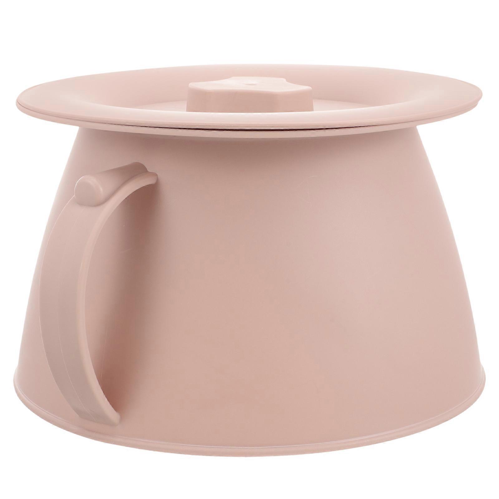 Chamber Pot Plastic Urine Bucket with Lid Portable Urinal Toilet Urine ...