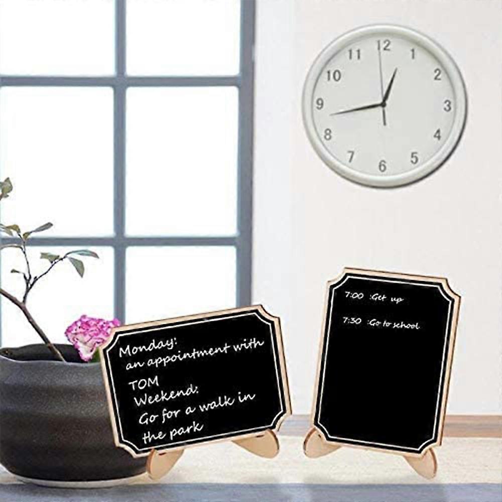 20 Pack Mini Chalkboards Signs with Liquid Chalk Marker, Small Wooden ...