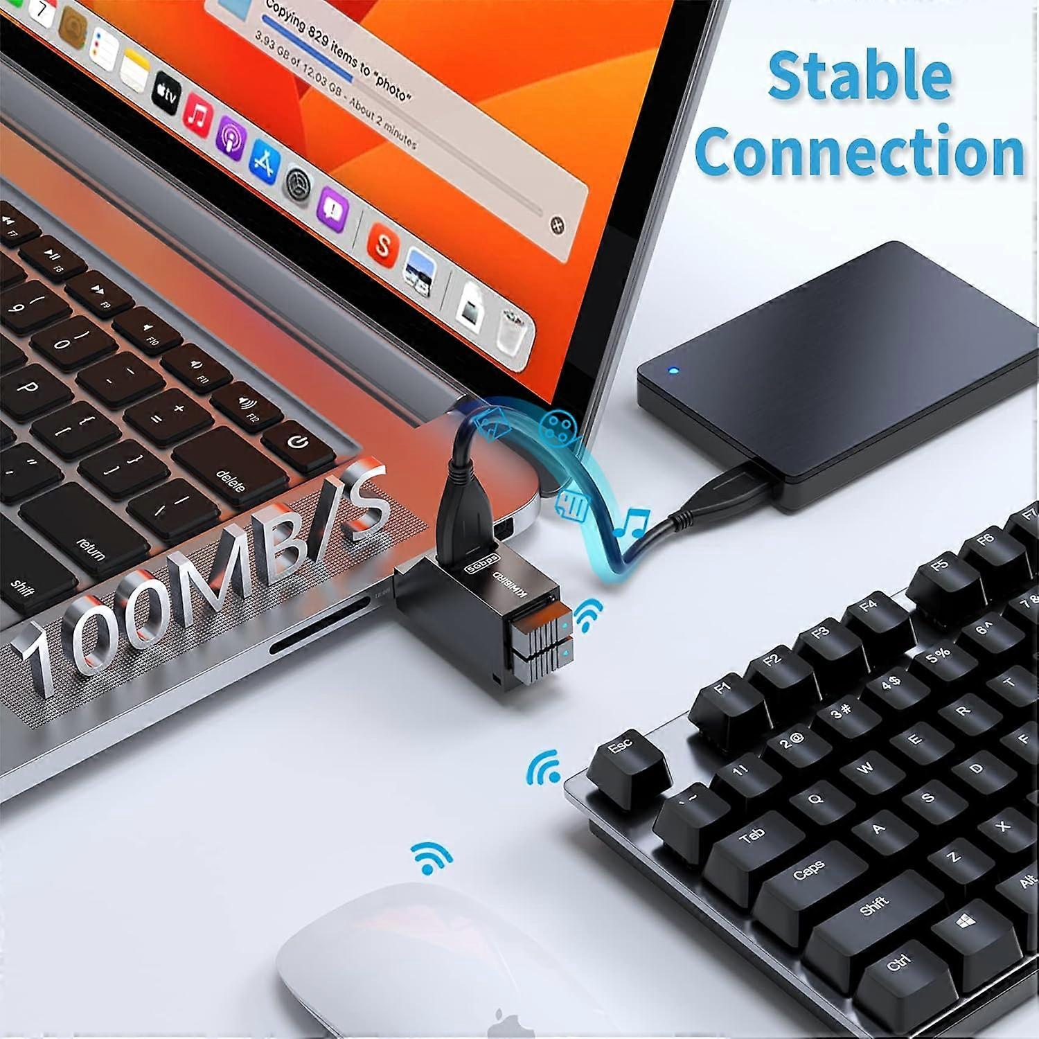 Mini USB Hub with Multiple USB Ports 1 x USB 3.0, 2 x USB 2.0, USB ...