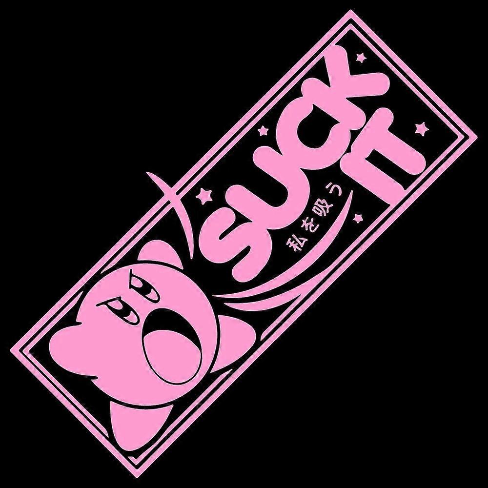 Anime Car Bumper Sticker Suck It Design Vinyl Holographic Car Exterior Decoration Jdm Auto