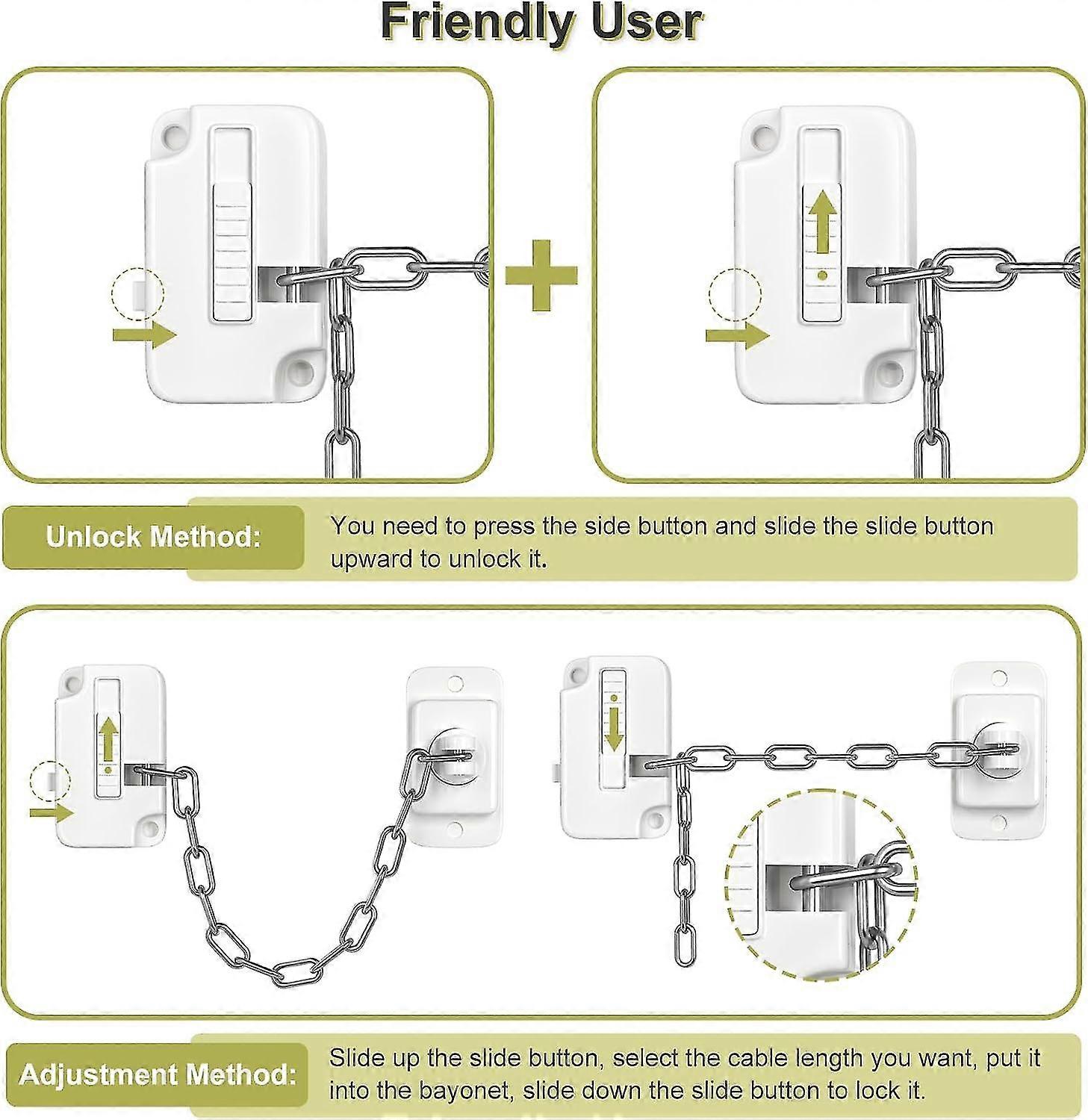 Window Locks, Window Restrictor Child Cat Safety Locks, Self Adhesive ...