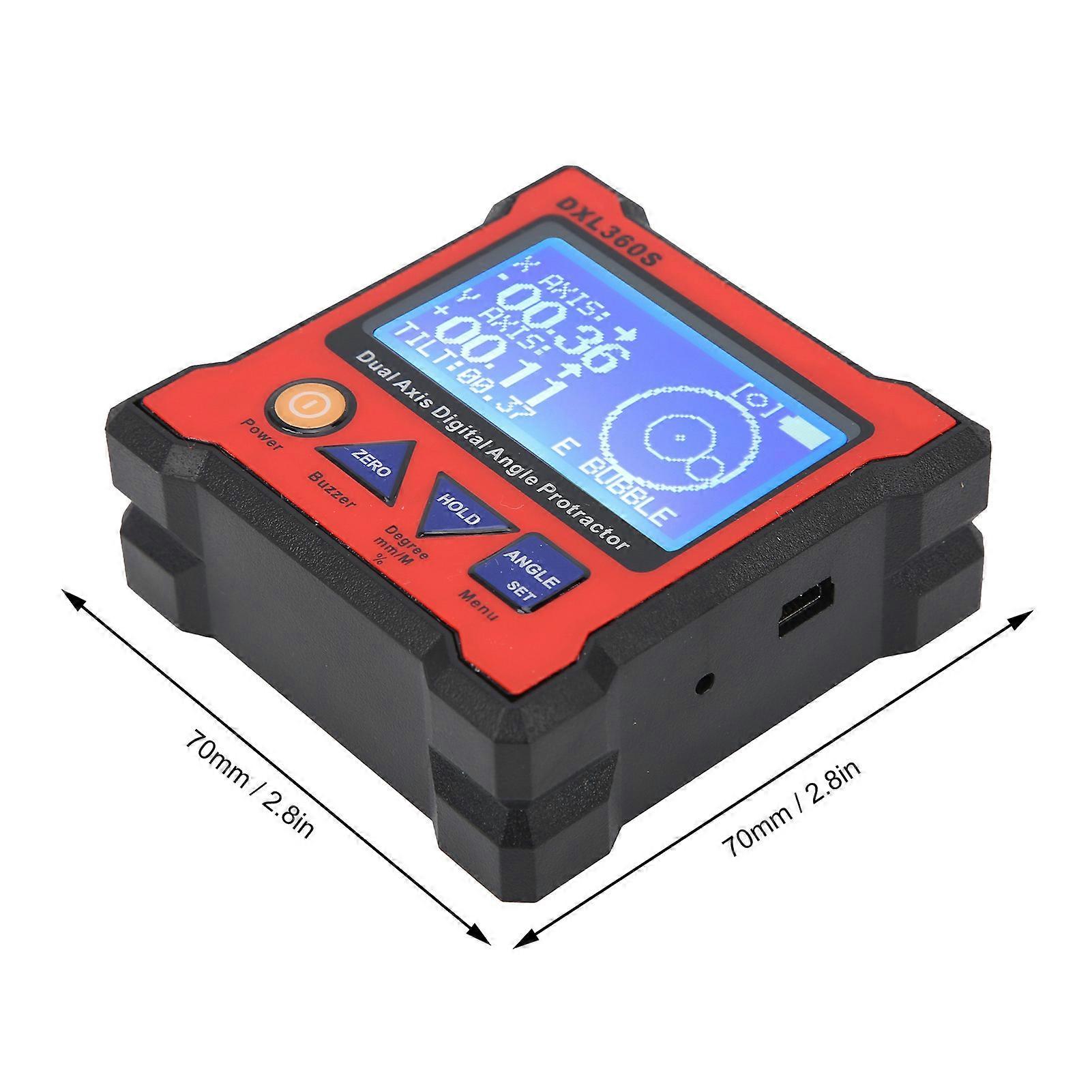 Digital Protractor with Magnetic Single Axle Industrial Supplies ...