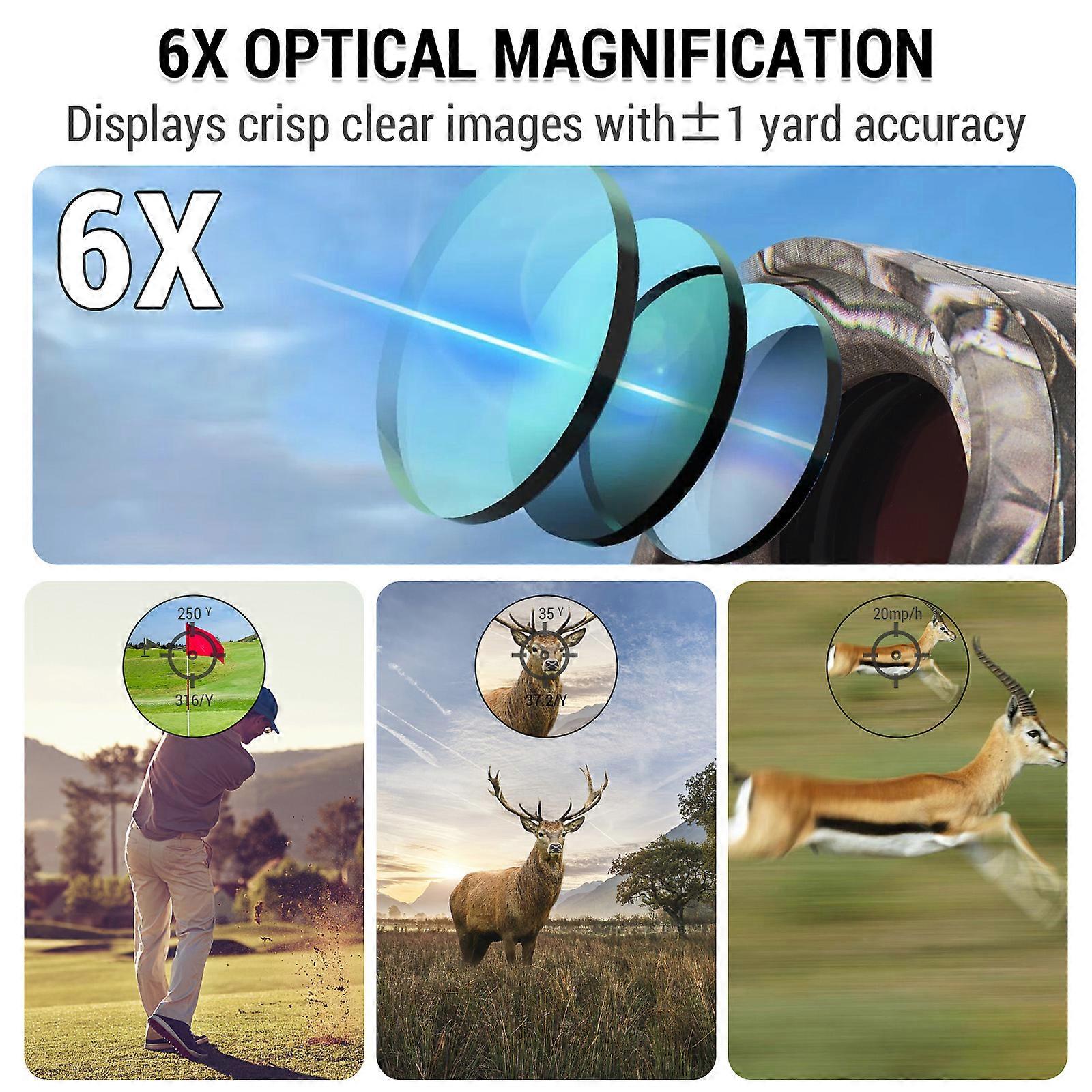 Golf Laser Rangefinder Digital Hunting With Height and Angle ...