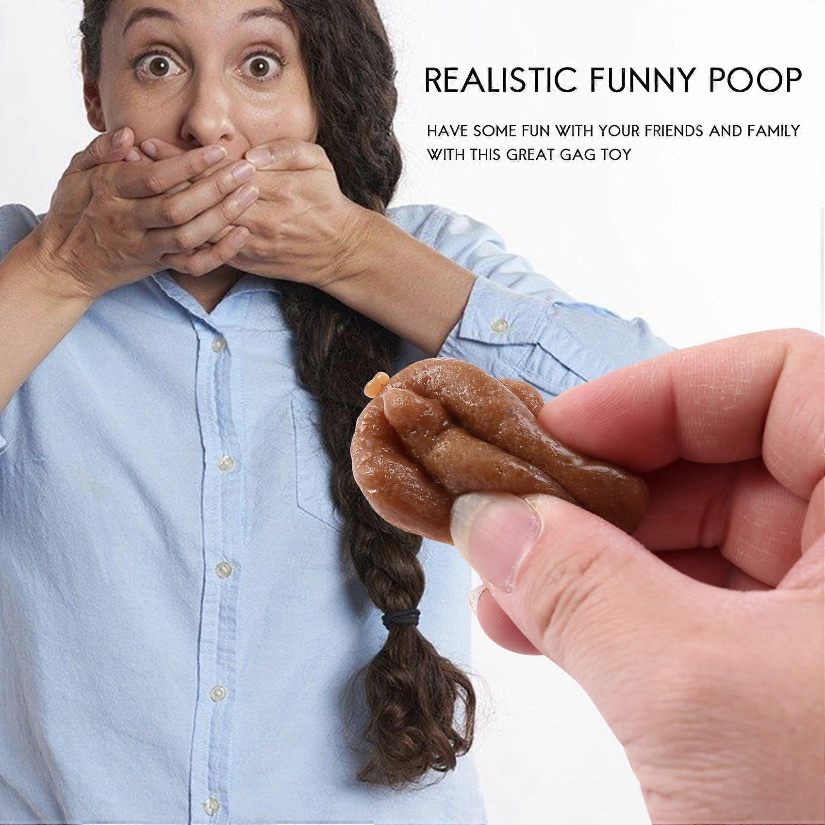 Simulation Poop Toy Realistic and Funny Poop Toy Fake Poop Prank Gift ...